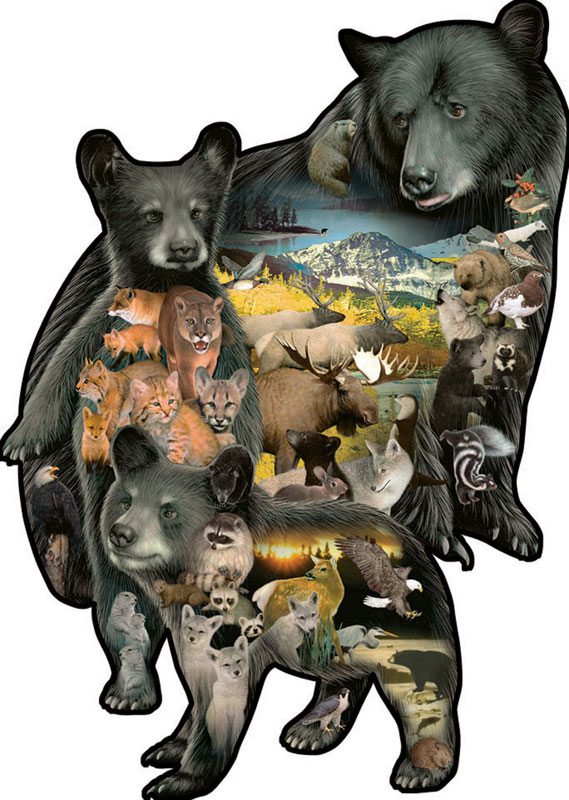 Bear-ly There, 1000 Pieces, SunsOut | Serious Puzzles