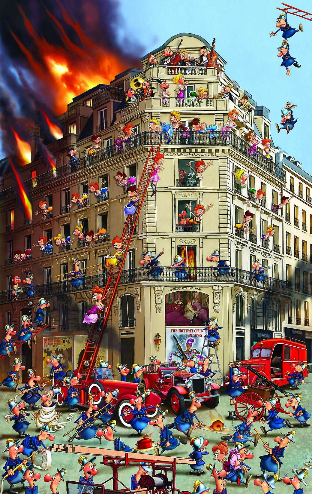 Fire Brigade - 1000 Piece Jigsaw Puzzle by Piatnik | Serious Puzzles