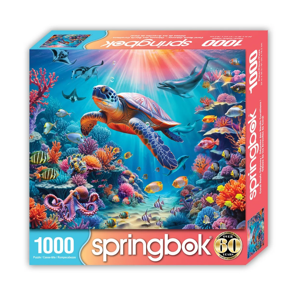 Coral Reefs - 1000 Piece Jigsaw Puzzle by Springbok | Serious Puzzles