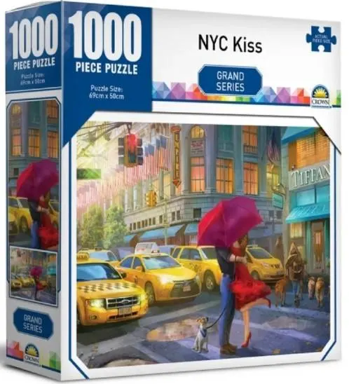 NYC Kiss - 1000 Piece Jigsaw Puzzle by Gift Solutions | Serious Puzzles