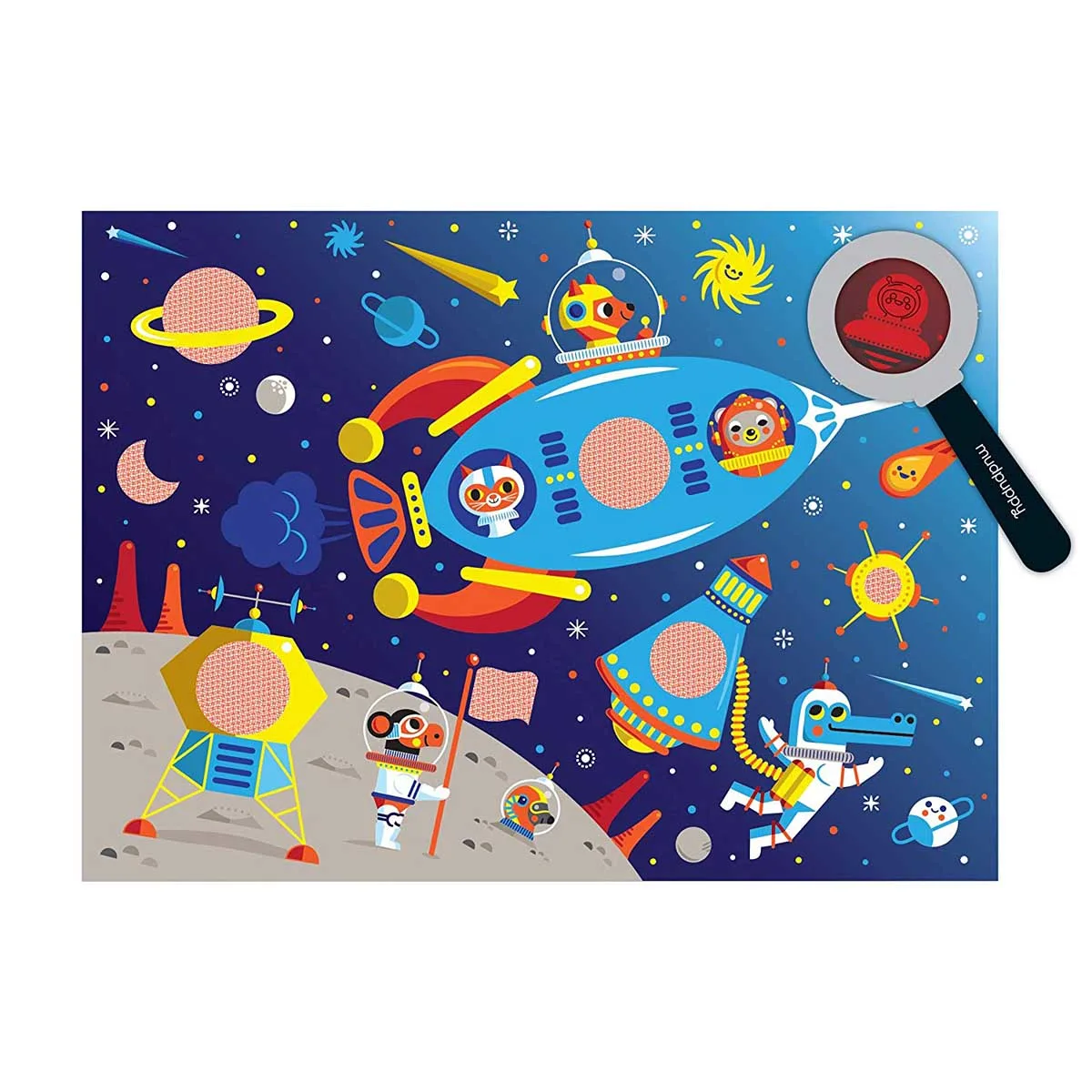 Secret Pic Outer Space - 42 Piece Jigsaw Puzzle by Mudpuppy | Serious ...