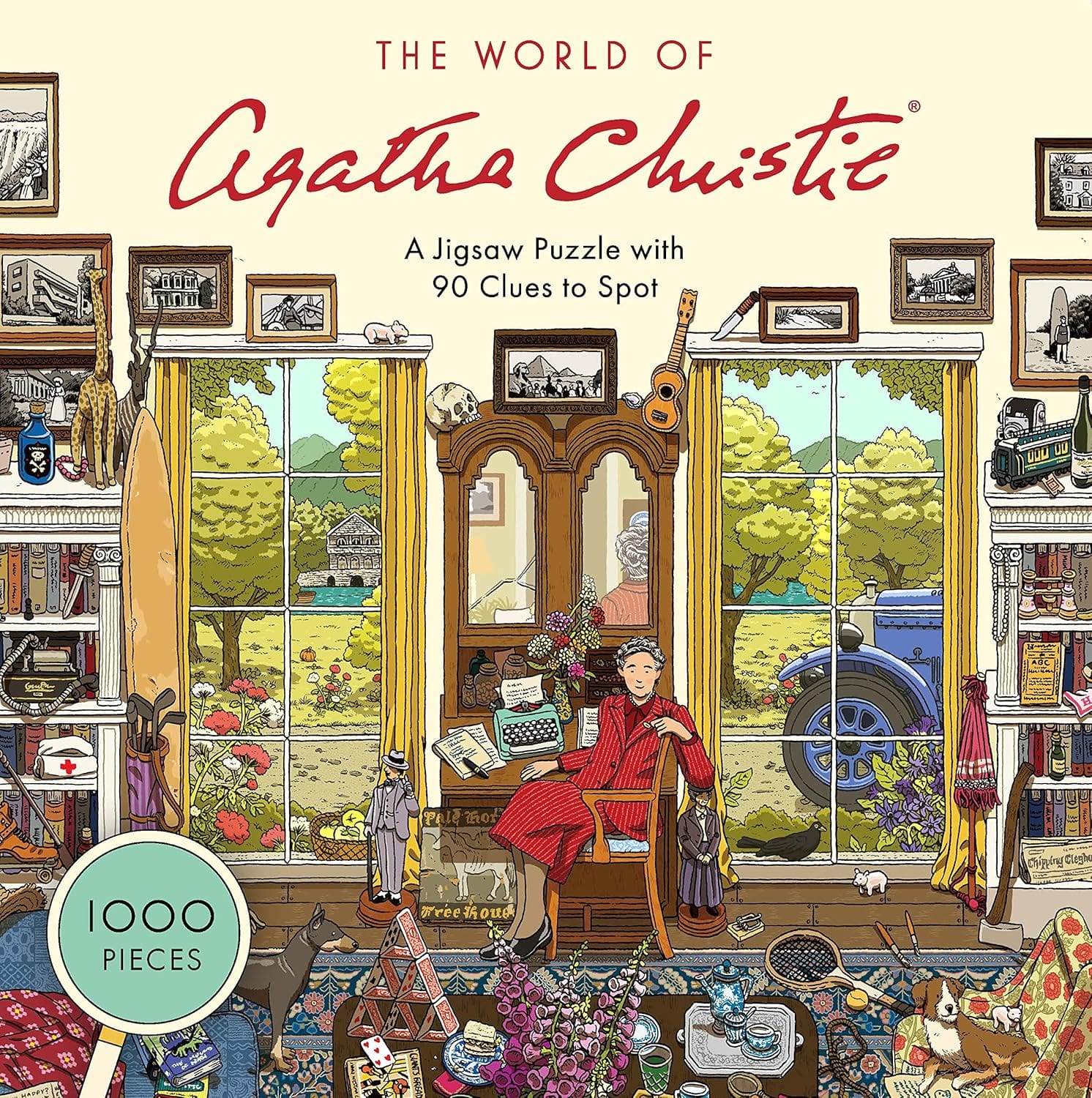 World of Agatha Christie - 1000 Piece Jigsaw Puzzle by Chronicle Books ...