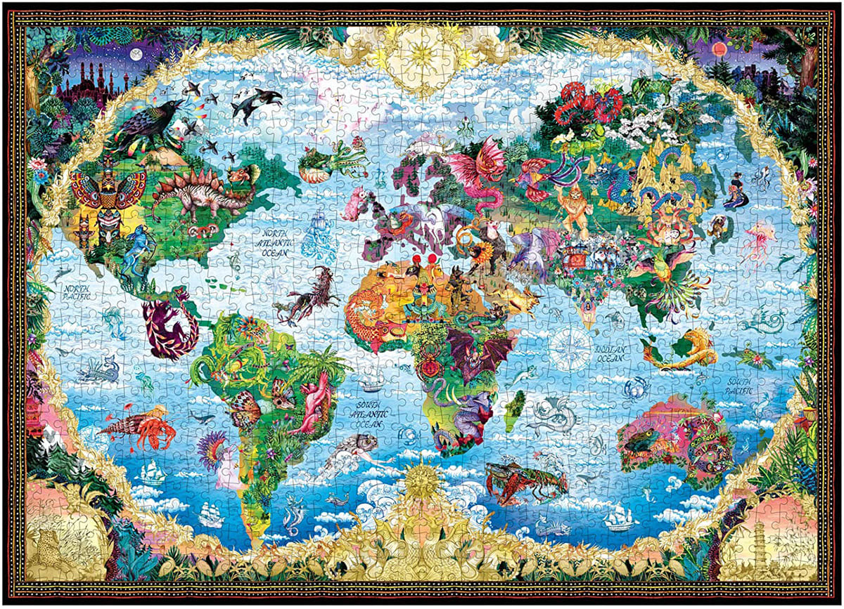 The Mythical World - 1000 Piece Jigsaw Puzzle by Laurence King ...