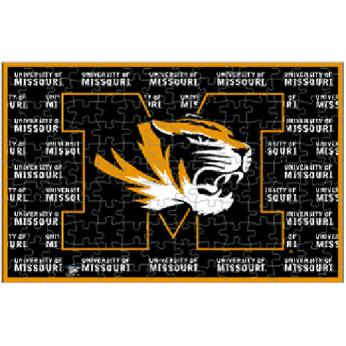 Official NCAA Mizzou - 150 Piece Jigsaw Puzzle by WinCraft Sports ...