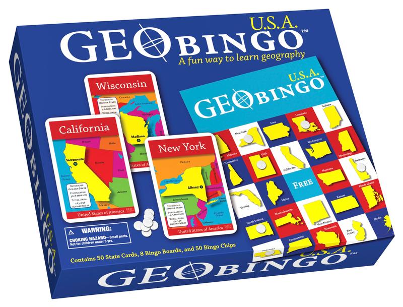 GeoBingo - USA by Geo Toys | Serious Puzzles
