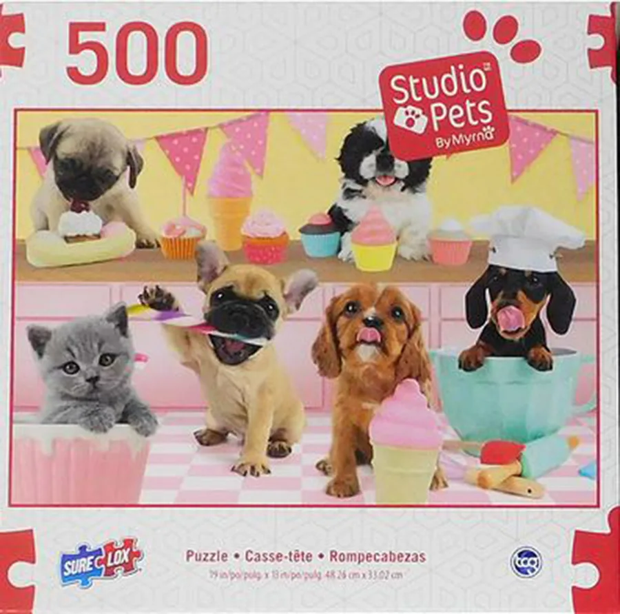 Cupcake Party - 500 Piece Jigsaw Puzzle by Surelox | Serious Puzzles