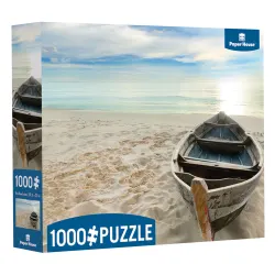 Boat on Beach - Scratch and Dent - 1000 Piece Jigsaw Puzzle by Paper ...